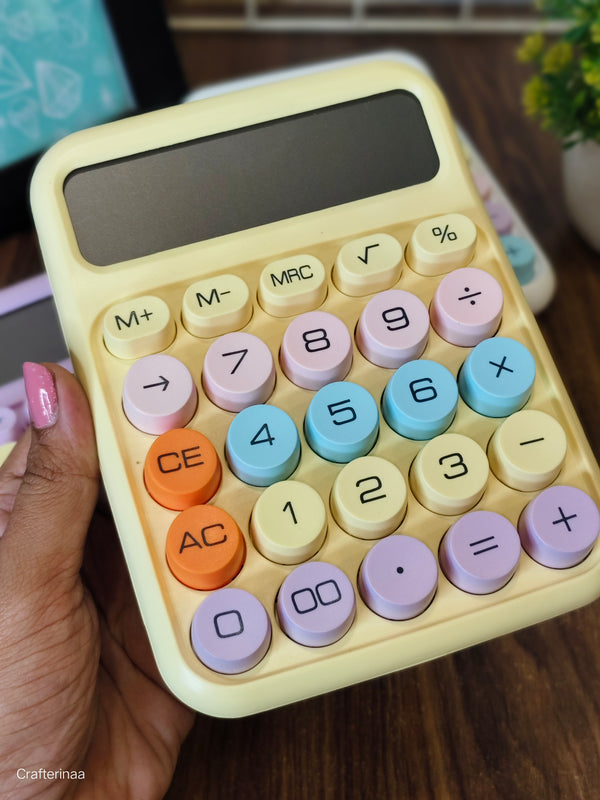 Cute Pastel Calculator | Aesthetic Button Calculator for Students, Off ...
